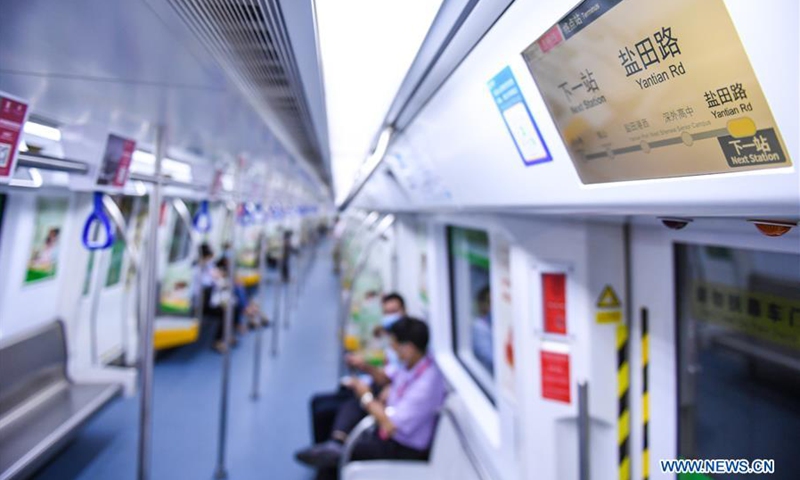 Four new sections of subway put into operation in Shenzhen - Global Times