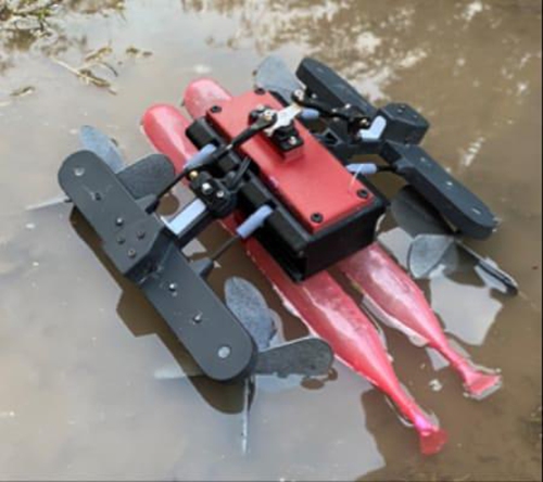 Israeli researchers develop high-speed amphibious robot - Global Times