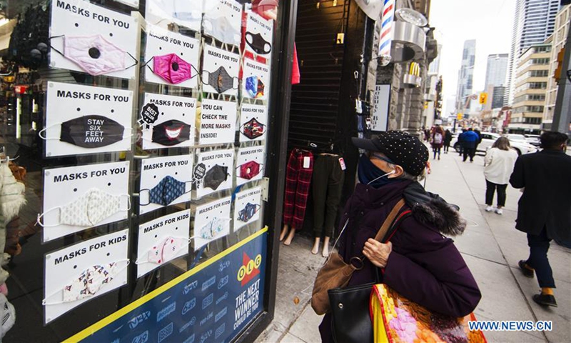 Government calls on Canadians to wear three-layer masks - Global Times