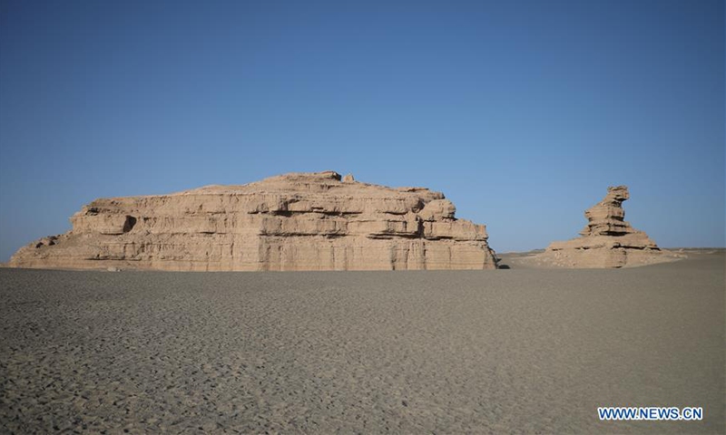 Dunhuang Yardang National Geopark famous for windswept rock formations ...