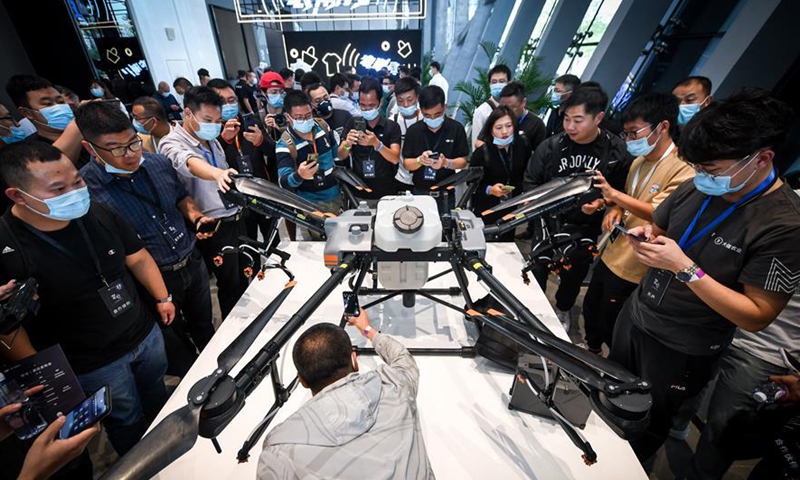 Chinese drone maker DJI launches new crop protection drones - Global Times