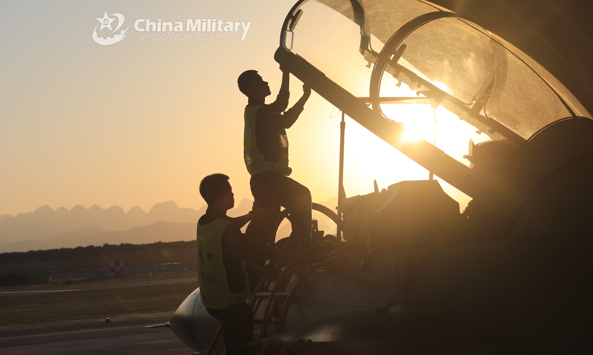 Fighter jets in round-the-clock flight - Global Times