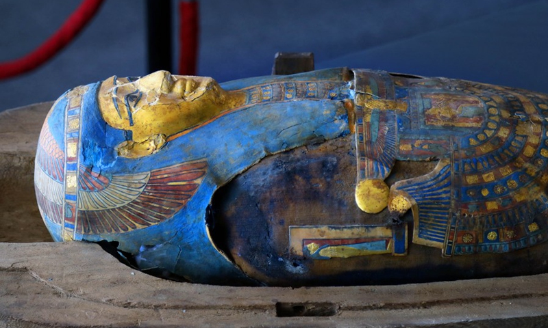 Egypt unveils 100 ancient wooden coffins - Global Times