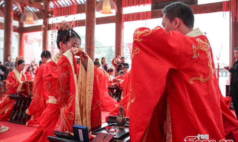 Ancient wedding ceremony held in Guiyang - Global Times