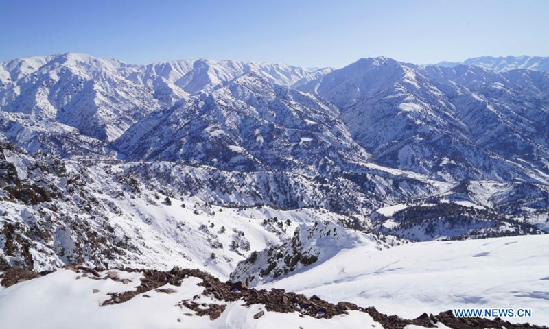 Winter view of mountainous area near Tashkent, Uzbekistan - Global Times
