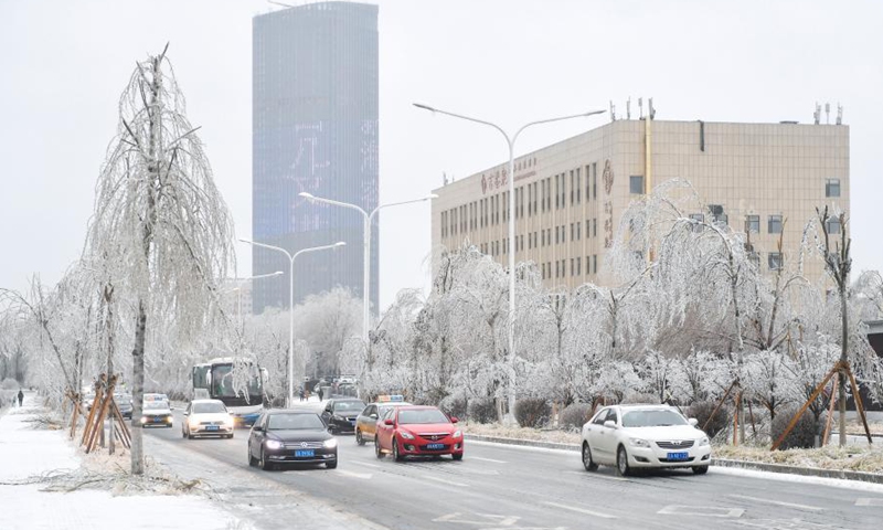 Heavy rain and snow hit Changchun, northeast China's Jilin - Global Times