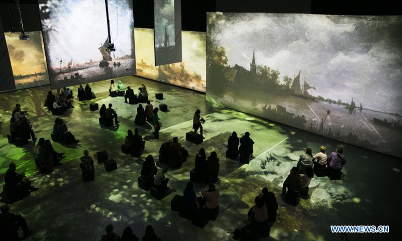 Immersive multimedia exhibition "I Aivazovsky" displayed in Moscow ...