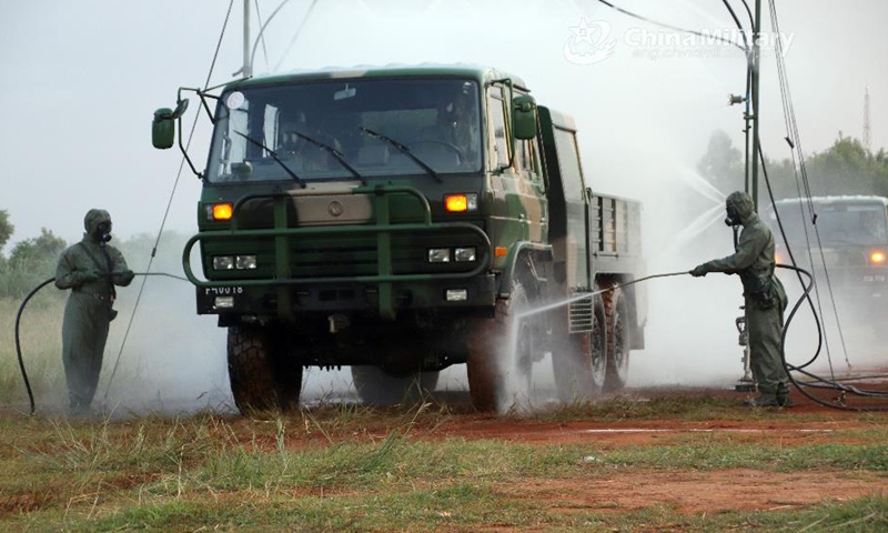 Chemical defense training in battlefield scenarios - Global Times