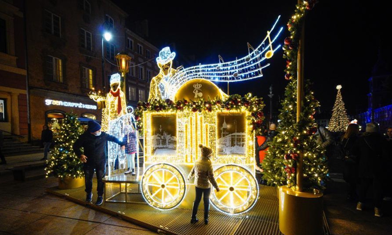 Christmas season opens in Warsaw, Poland - Global Times