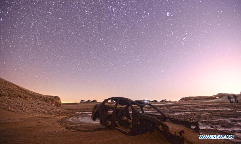 Scenery of starry sky in Jahra Governorate, Kuwait - Global Times