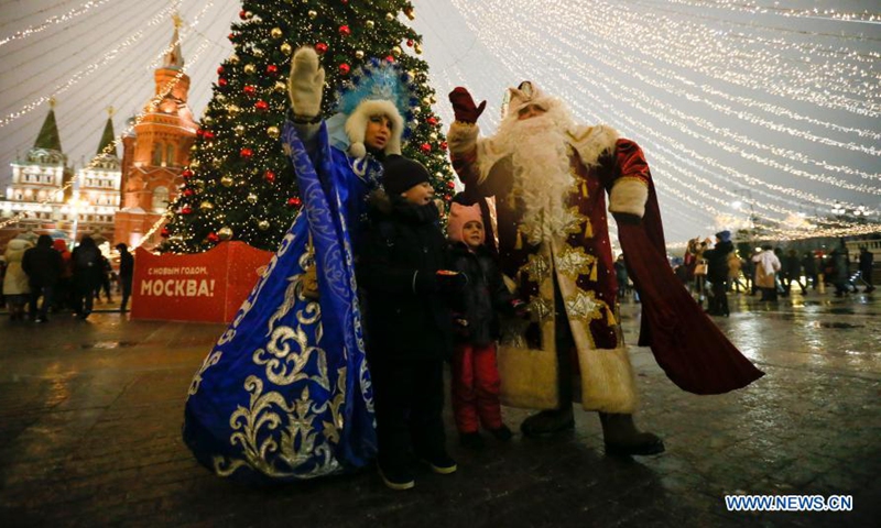 In pics: New Year celebrations in Moscow - Global Times