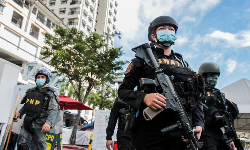 Simulation exercise on anti-terrorism bombing incident in the ...