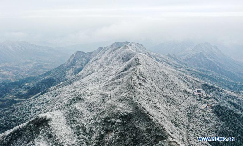 Winter scenery of Longquan Mountain scenic spot in Guizhou - Global Times