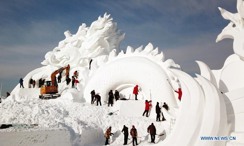In pics: 33rd Harbin Sun Island Int'l Snow Sculpture Art Exposition ...