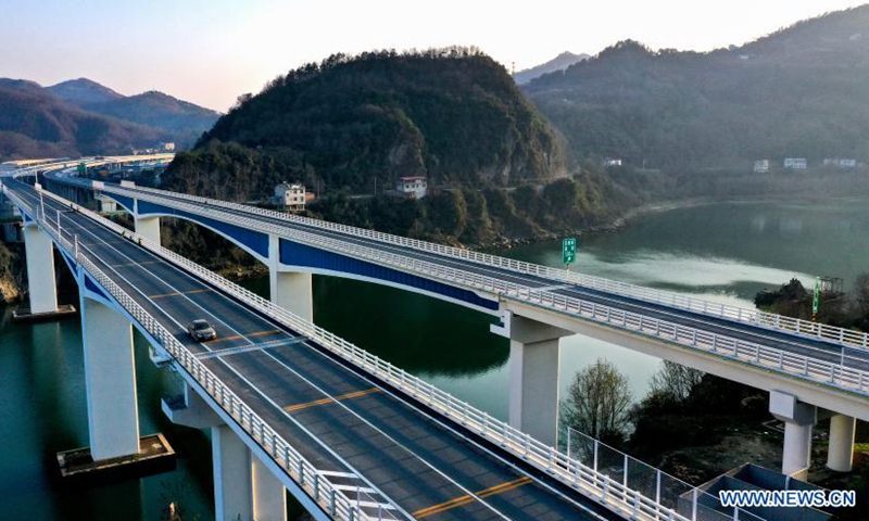 Highway linking Ankang City, Langao County opens to traffic - Global Times