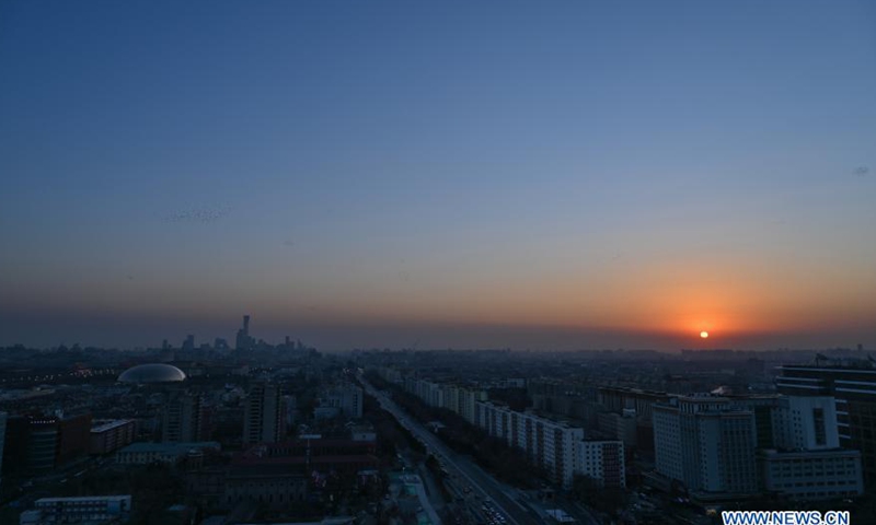 View of sunrise in Beijing - Global Times