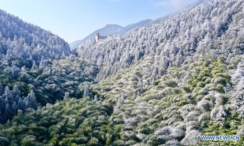 Wuyishan City in Fujian embraces second snowfall this winter - Global Times