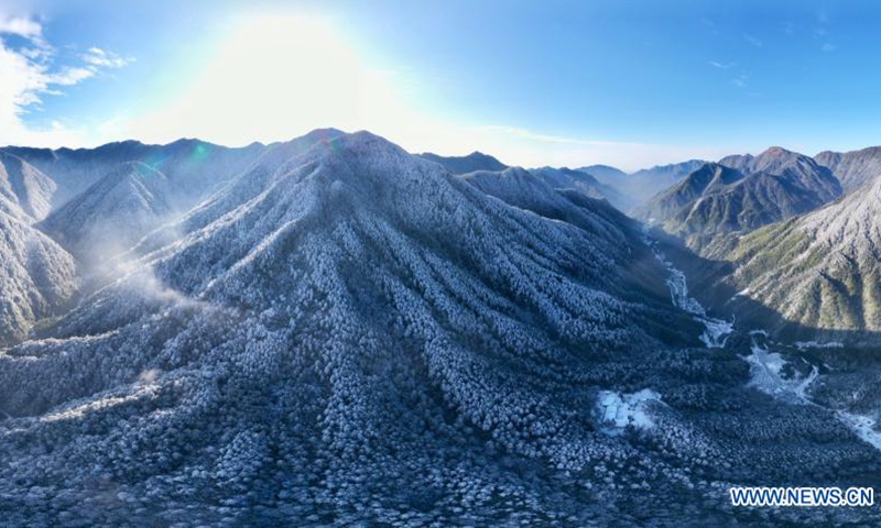 Wuyishan City in Fujian embraces second snowfall this winter - Global Times