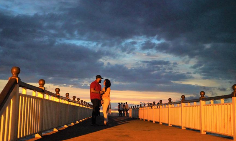 View of Galle Face Green in Colombo, Sri Lanka - Global Times