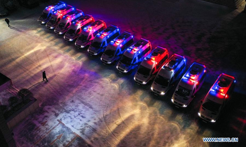 In pics: night patrol in Changchun - Global Times