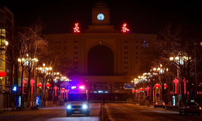 In pics: night patrol in Changchun - Global Times