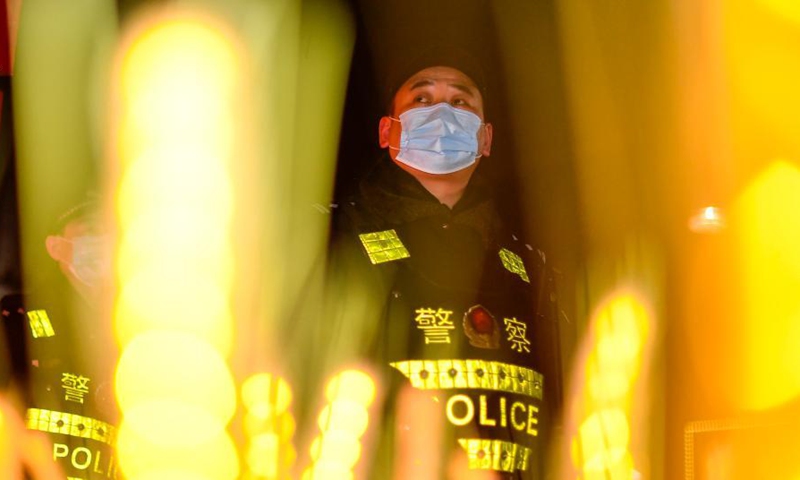 In pics: night patrol in Changchun - Global Times