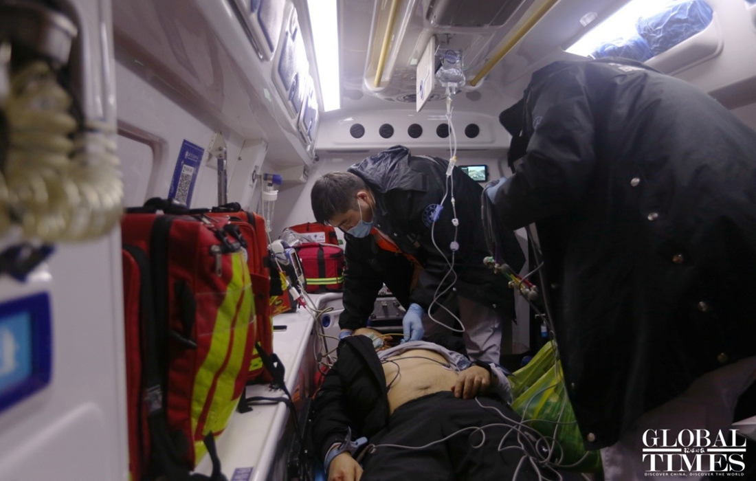 Saving lives with the 120-hotline emergency nightshift crew - Global Times