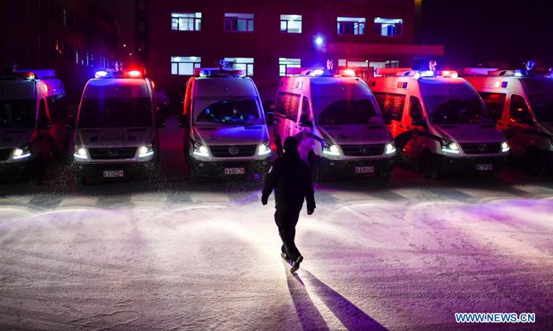 In pics: night patrol in Changchun - Global Times