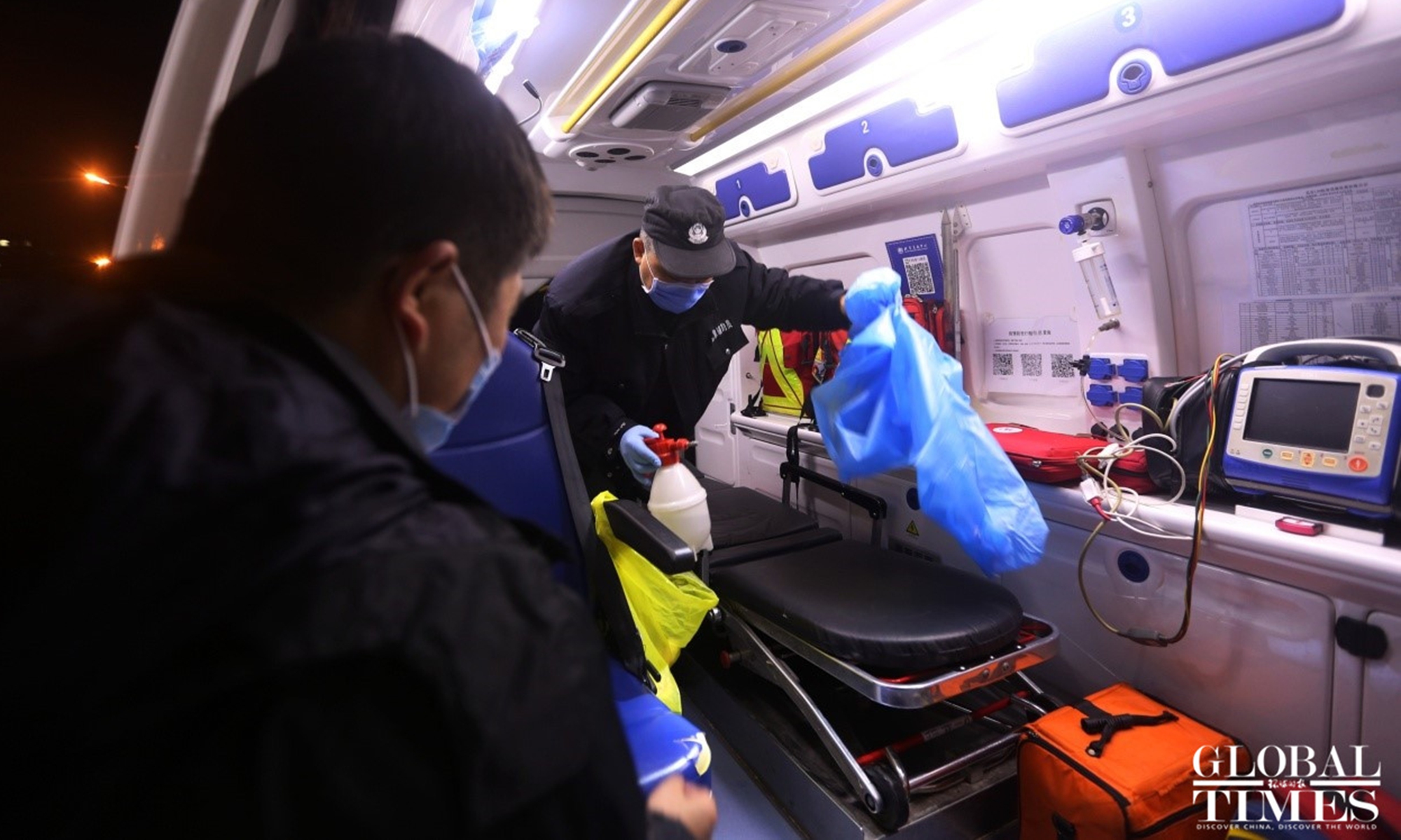 Saving lives with the 120-hotline emergency nightshift crew - Global Times