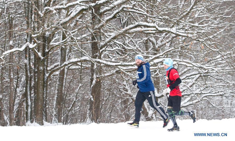 "Run with the wind" running event held in Moscow, Russia - Global Times