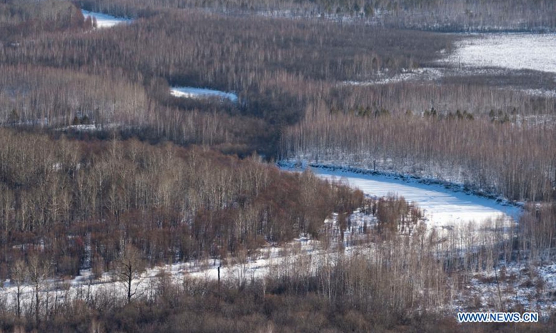 Winter scenery of scenic spot in Mohe City, Heilongjiang - Global Times