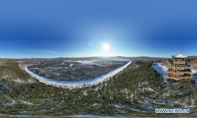 Winter scenery of scenic spot in Mohe City, Heilongjiang - Global Times