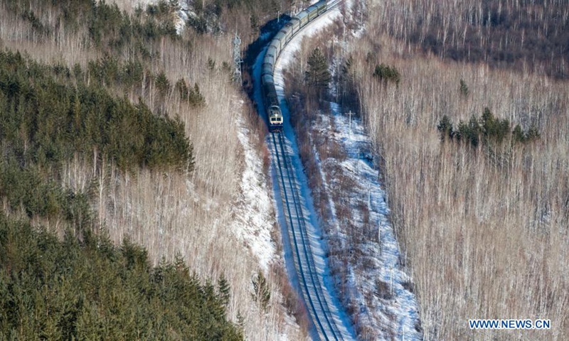 Winter scenery of scenic spot in Mohe City, Heilongjiang - Global Times