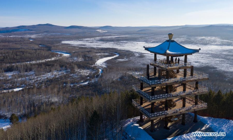 Winter scenery of scenic spot in Mohe City, Heilongjiang - Global Times