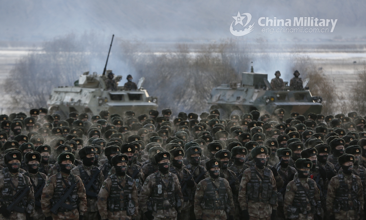 Border defense soldiers get ready for exercise - Global Times