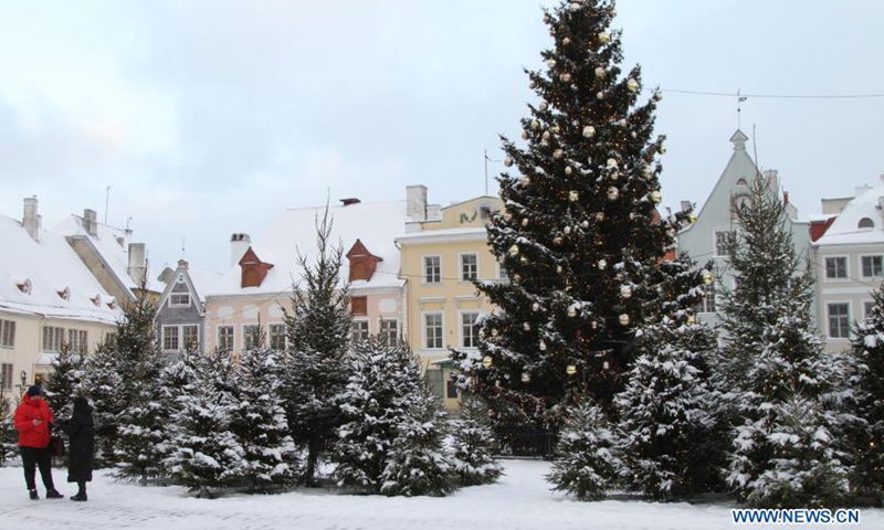 Winter in Tallinn, Estonia - Global Times
