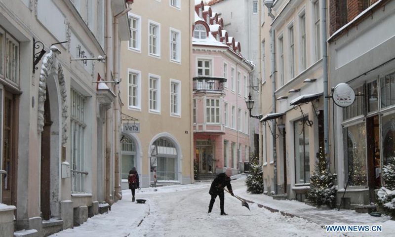 Winter in Tallinn, Estonia - Global Times