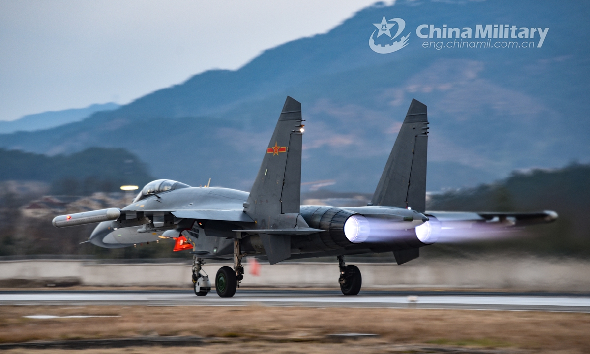 Fighter jets take off for round-the-clock flight - Global Times