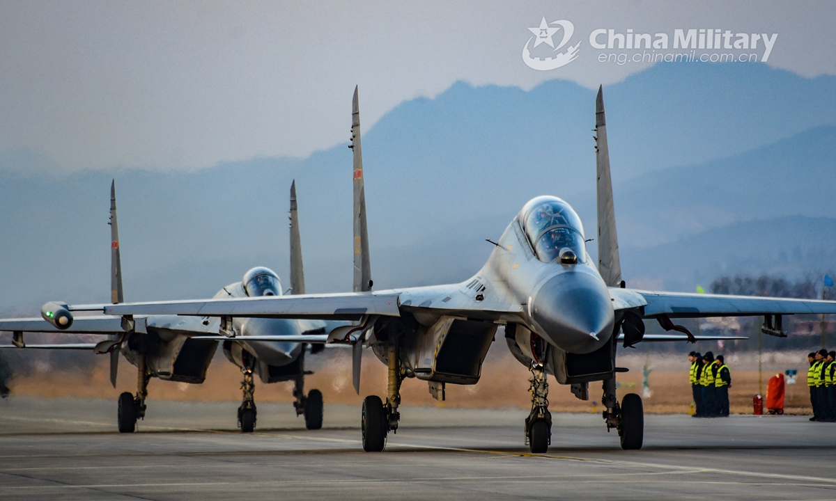 Fighter jets take off for round-the-clock flight - Global Times