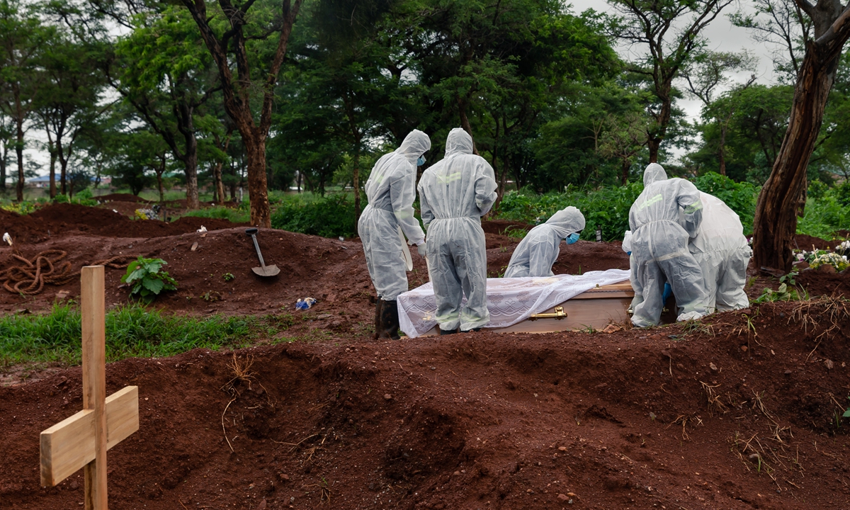 Pandemic funeral curbs raise ire in Zimbabwe - Global Times