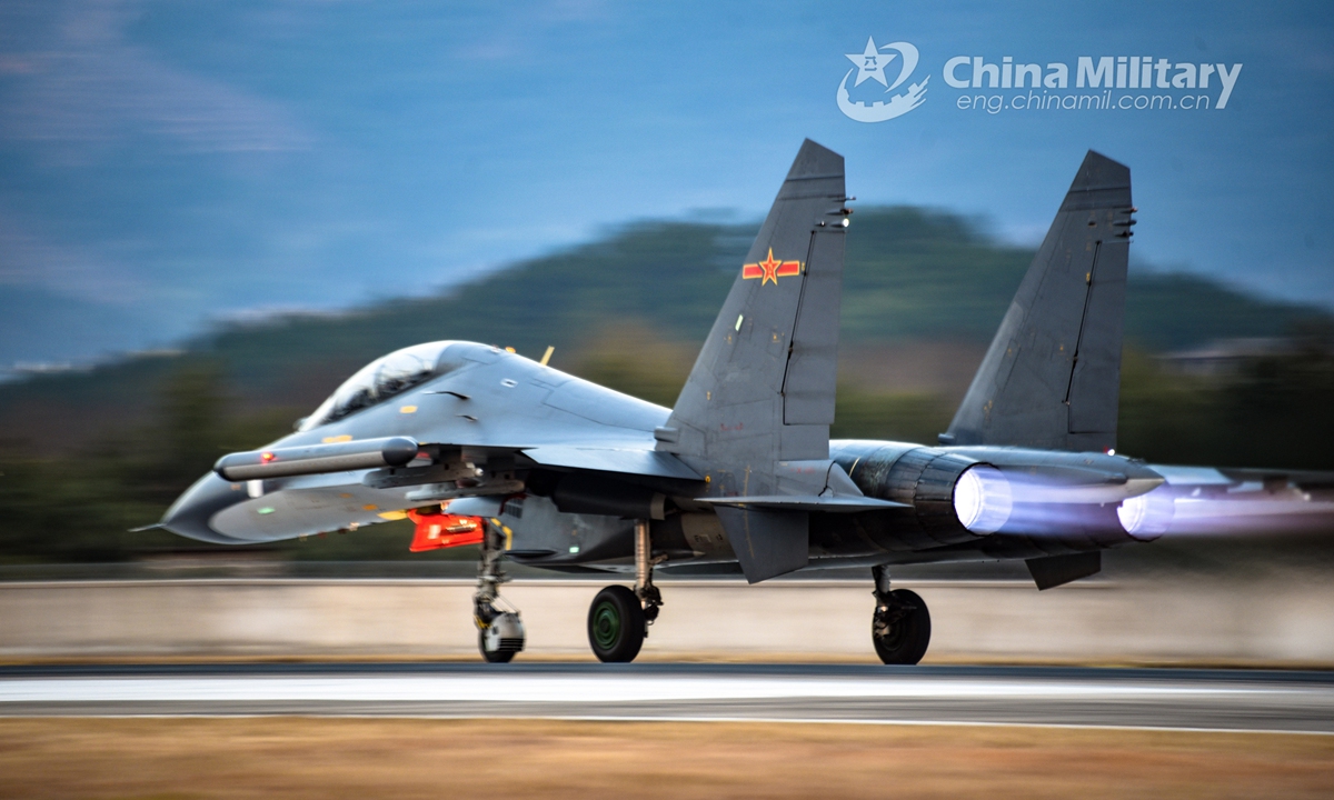 Fighter jets take off for round-the-clock flight - Global Times