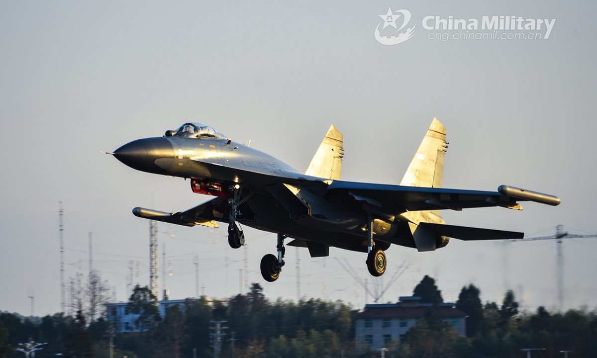 Fighter jets take off for round-the-clock flight - Global Times