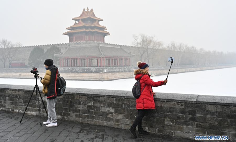 Snowfall in Beijing - Global Times