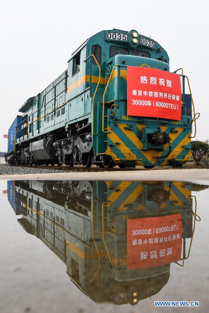60,000 twenty-foot equivalent unit containers shipped from Nanjing to ...
