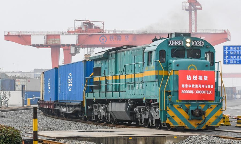60,000 twenty-foot equivalent unit containers shipped from Nanjing to ...