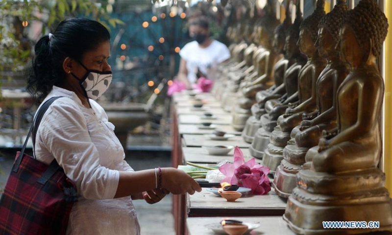 Duruthu Full Moon Poya Day celebrated in Colombo, Sri Lanka - Global Times