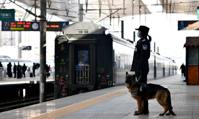Police dogs join patrols at railway stations to ensure passenger safety ...