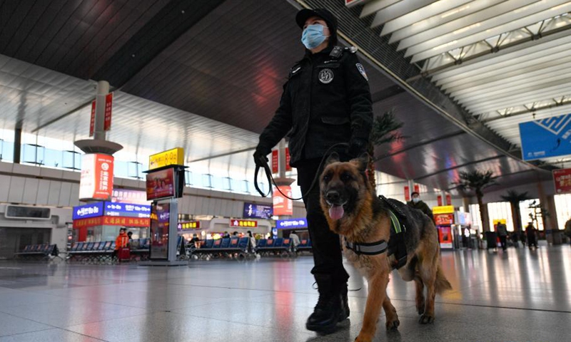 Police dogs join patrols at railway stations to ensure passenger safety ...