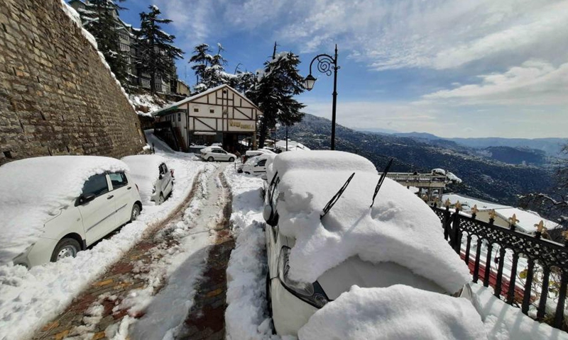 Snow scenery in Shimla, India - Global Times