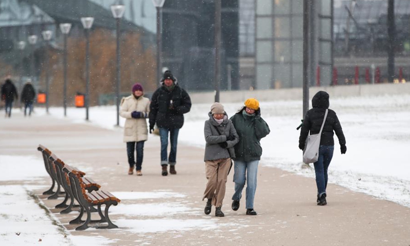 Heavy snowfall hits Germany - Global Times